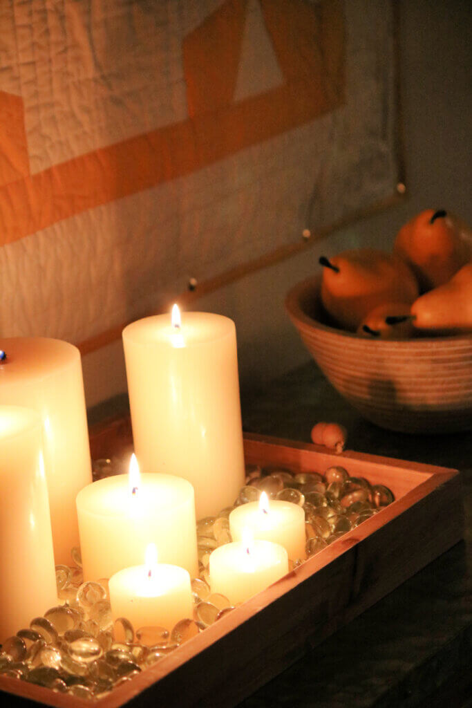 The Art Of Displaying Candles · Cozy Little House