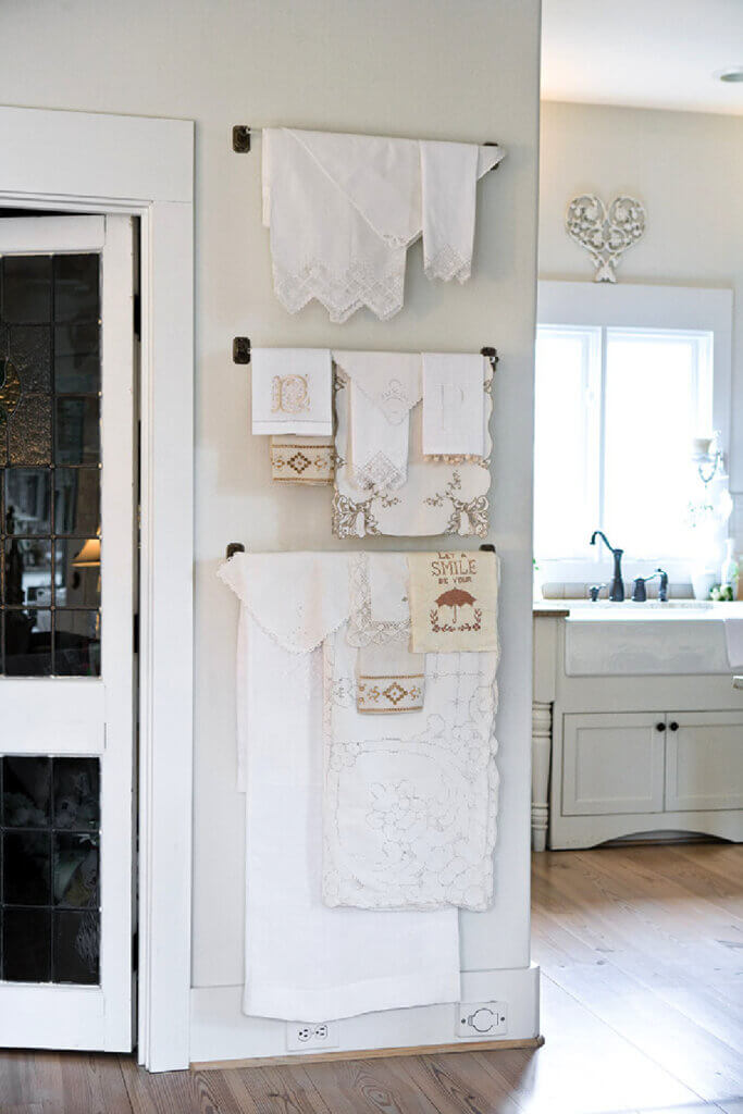 Repurposing & Decorating With Vintage Linens · Cozy Little House