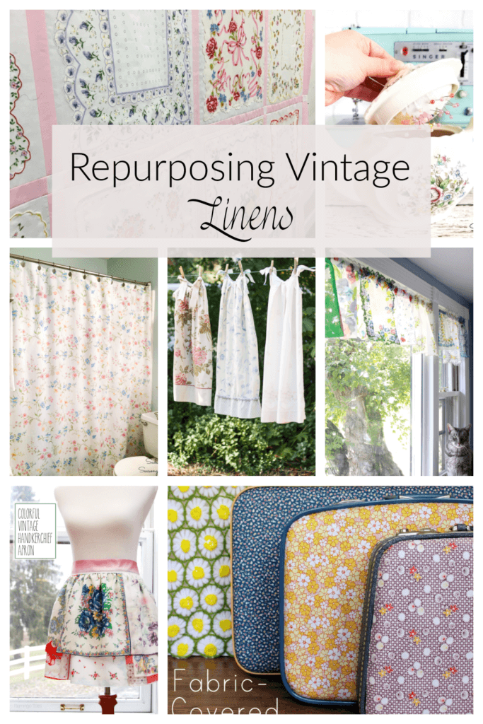 Repurposing & Decorating With Vintage Linens · COZY LITTLE HOUSE